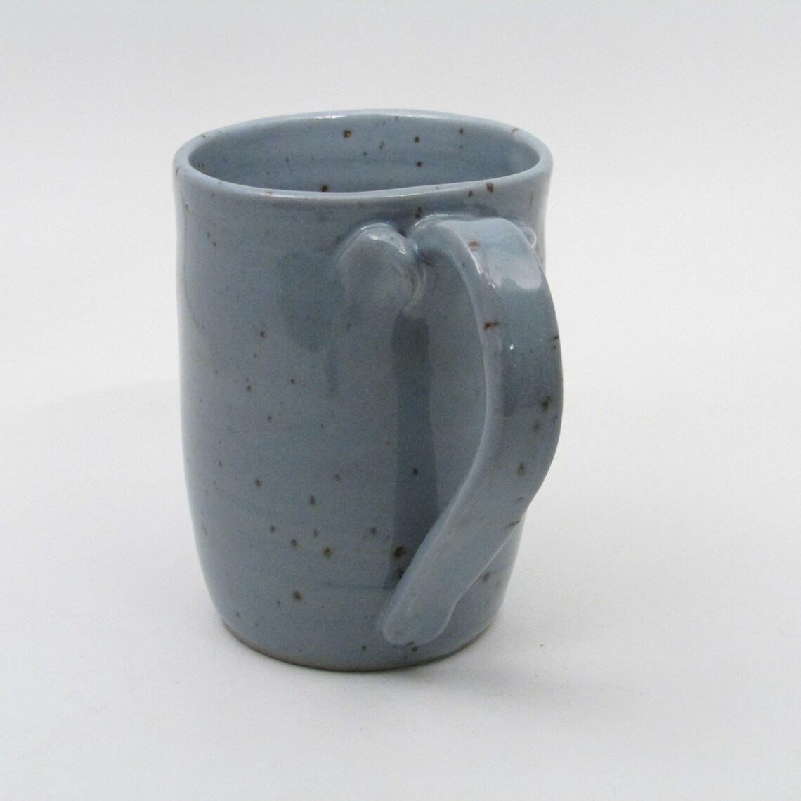 Blue Stoneware Mug, 12 Ounce Coffee Mug, Hand Crafted Mug, Handmade ...
