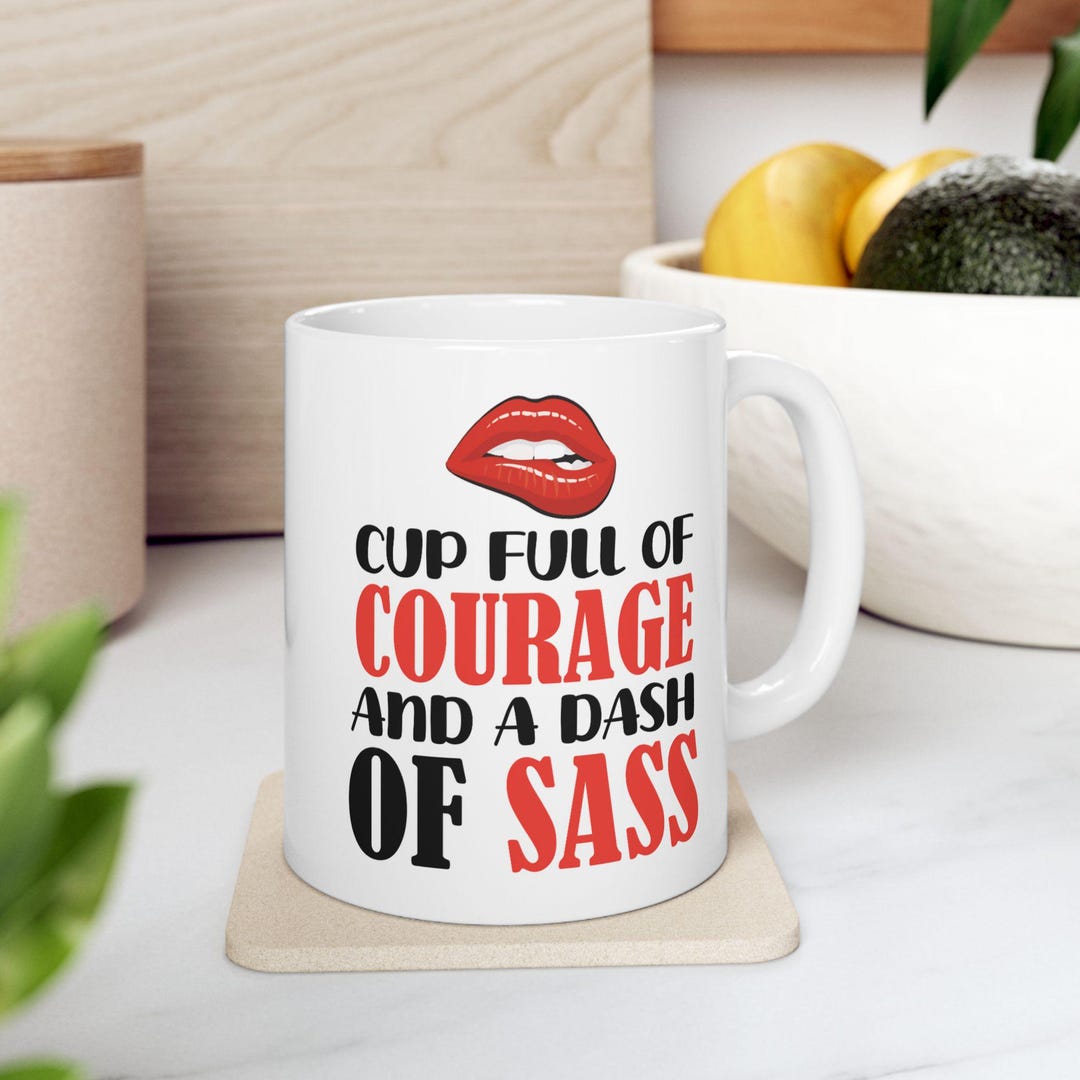 Dash of Sass Funny Quote Mug, Cheeky Sassy Saying Tea Cup - Etsy
