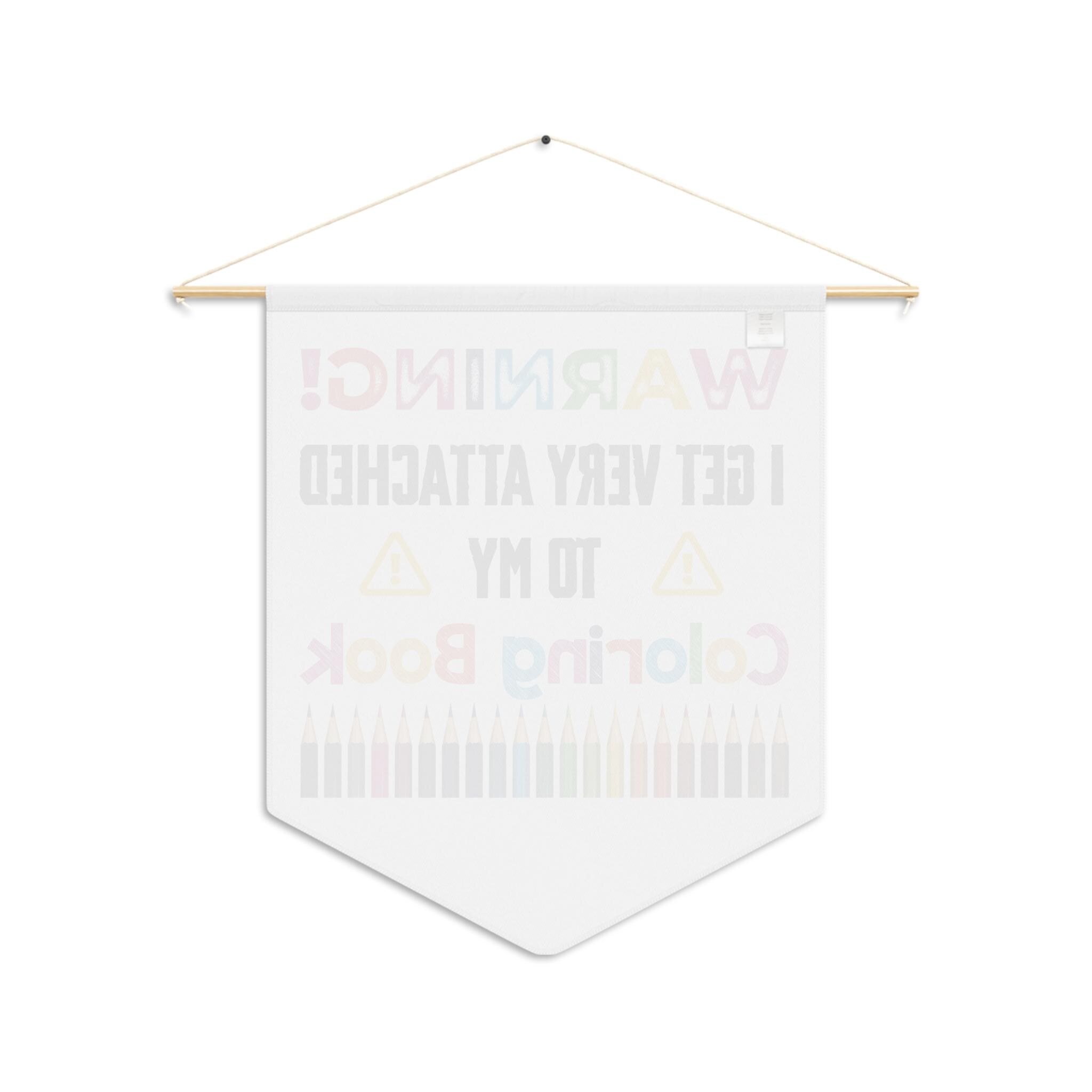 Pennant Flag, Coloring Hobby Quote Wall Decor, Inspirational Banner ...