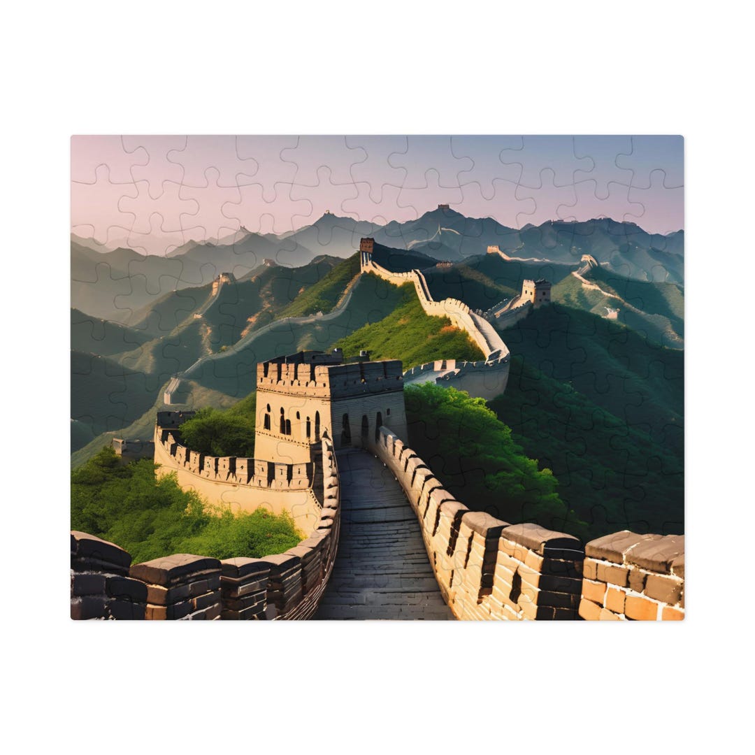 Great Wall of China Jigsaw Puzzle, Realistic Famous Landmark Scene for ...