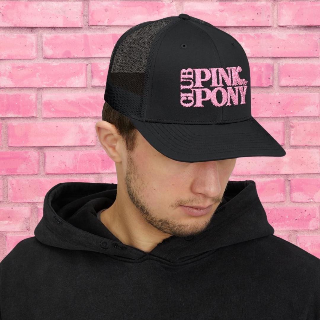 Pink Pony Club Embroidered Trucker Hat, Chappell Roan Dad Hat, Trending ...