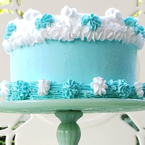 Fake Blue Cake heavenly Cakes Collection. Light - Etsy