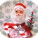 Vintage Santa Head New Handmade Ornament With Vintage Candy - Etsy
