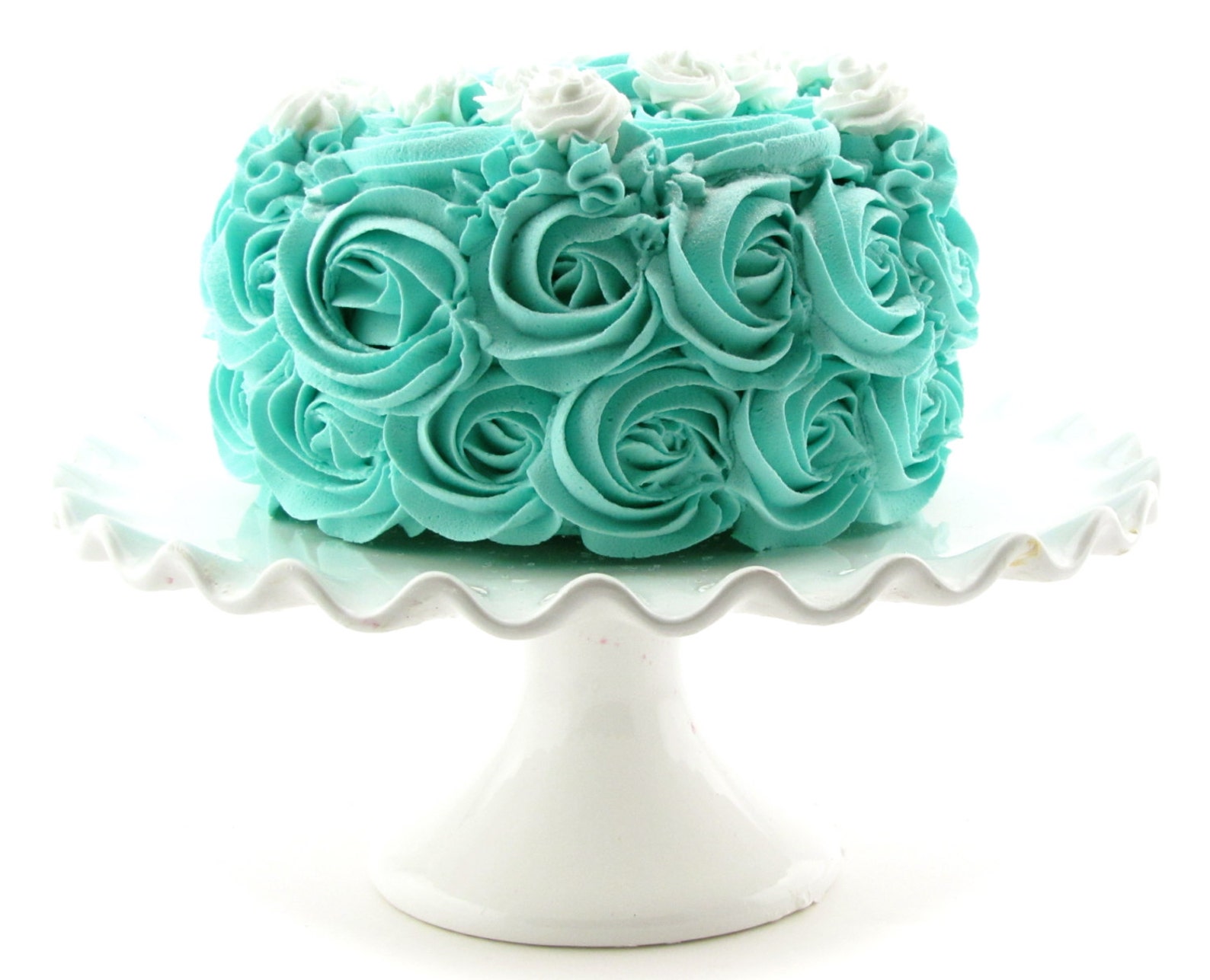 Rosette Fake Cake Turquoise Frosting Approx. 6.75w X - Etsy