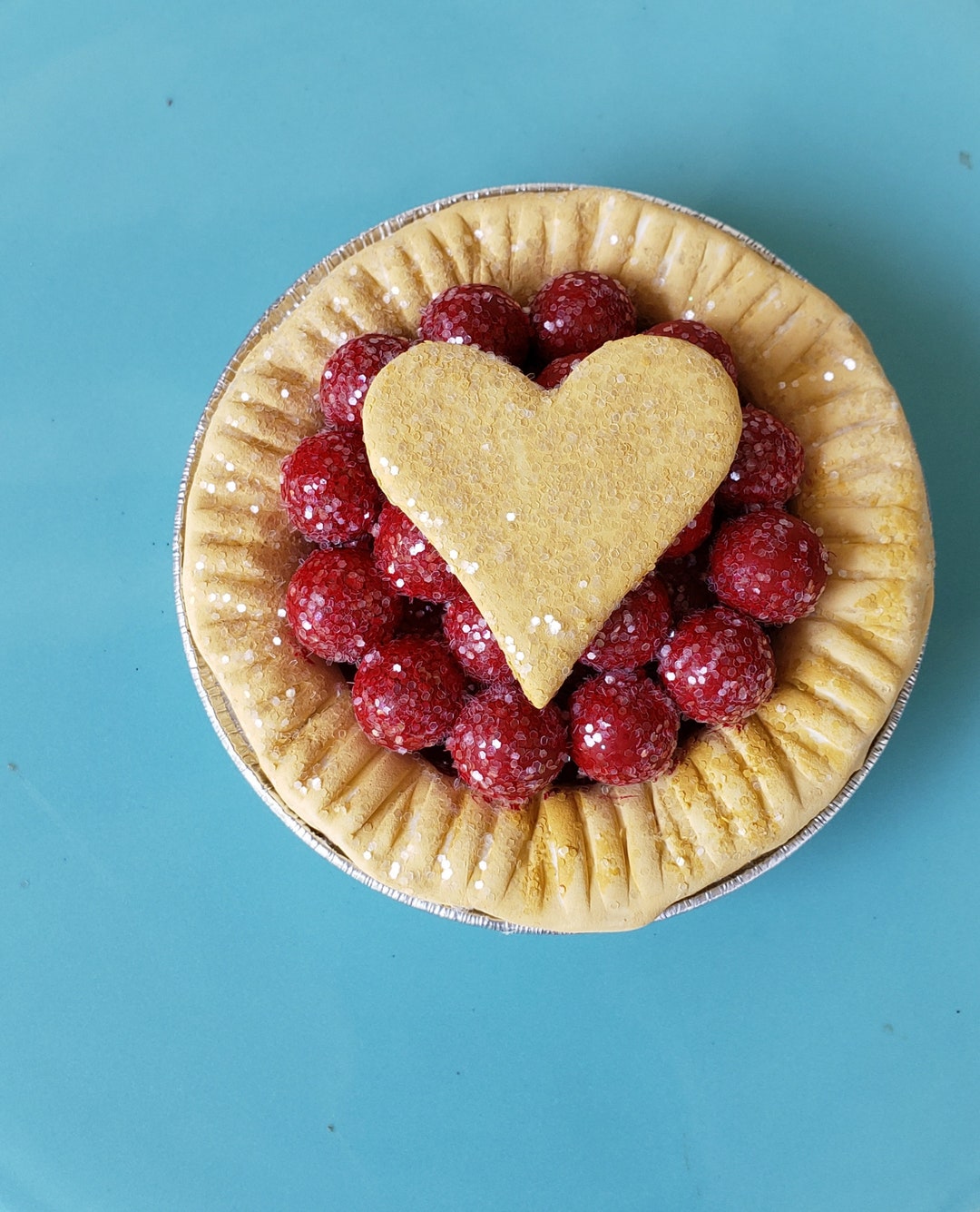 Fake Cherry Pie. 1 Mini Pie. Retro Cookbook Pie Collection. Perfect for ...
