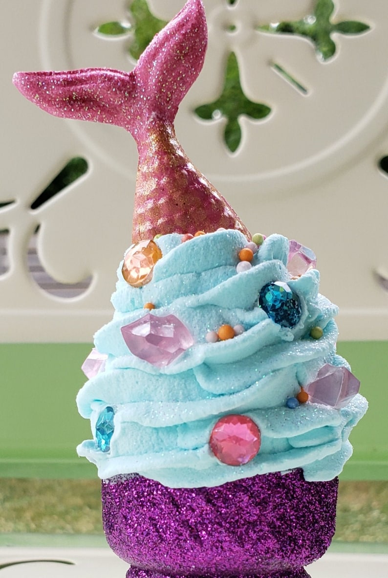 Mermaid Fake Ice Cream Cone Mermaid Birthday Decor Photo Etsy