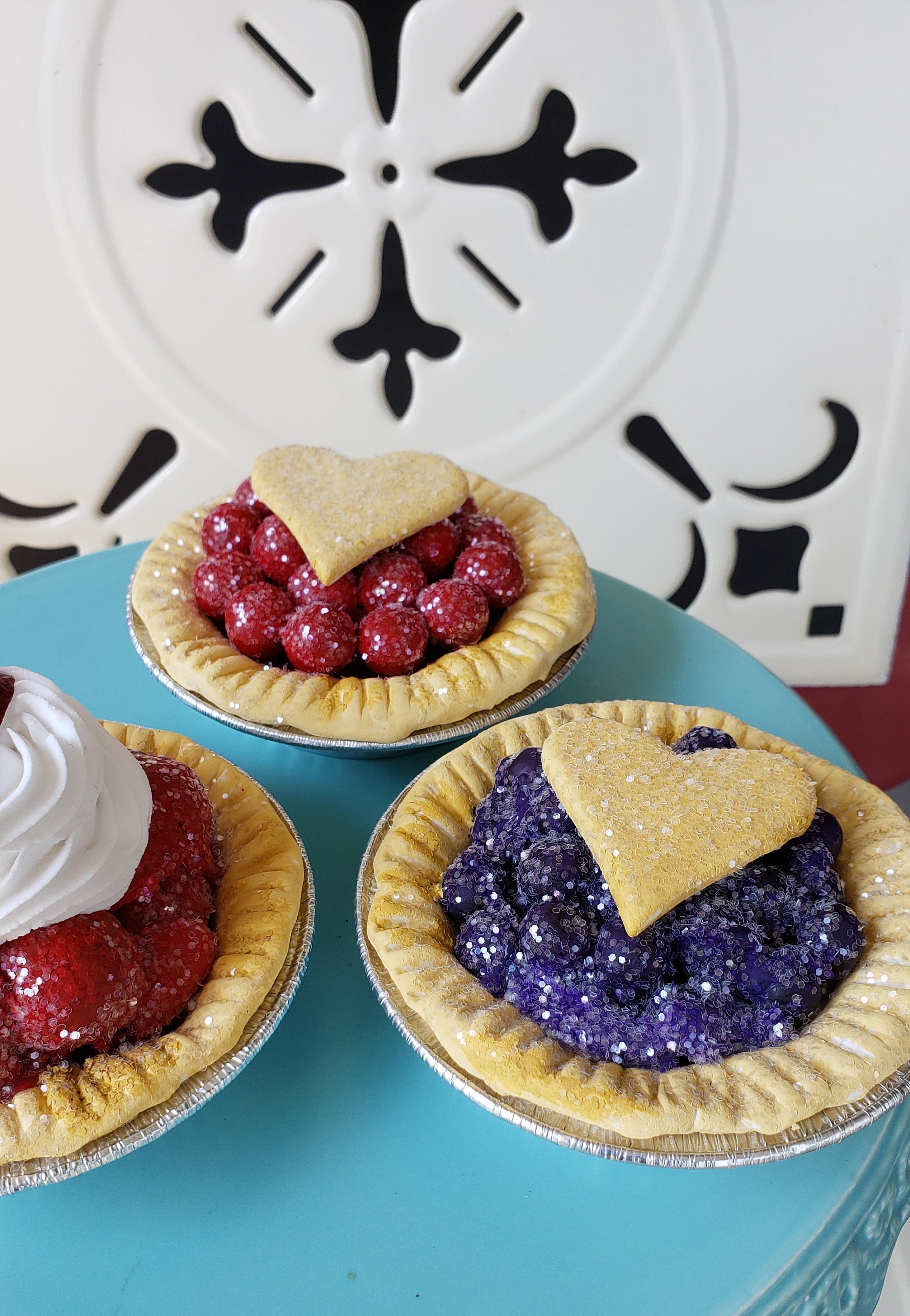 Fake Cherry Pie. 1 Mini Pie. Retro Cookbook Pie Collection. - Etsy