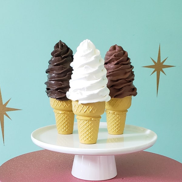 Fake Ice Cream Cones in Sets - Etsy