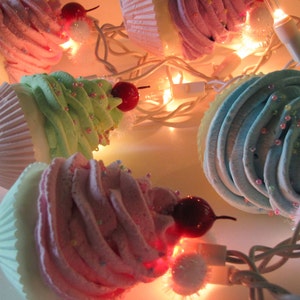 Fake Cupcake "marie Antoinette" String Lights 12 Legs Original Concept ...
