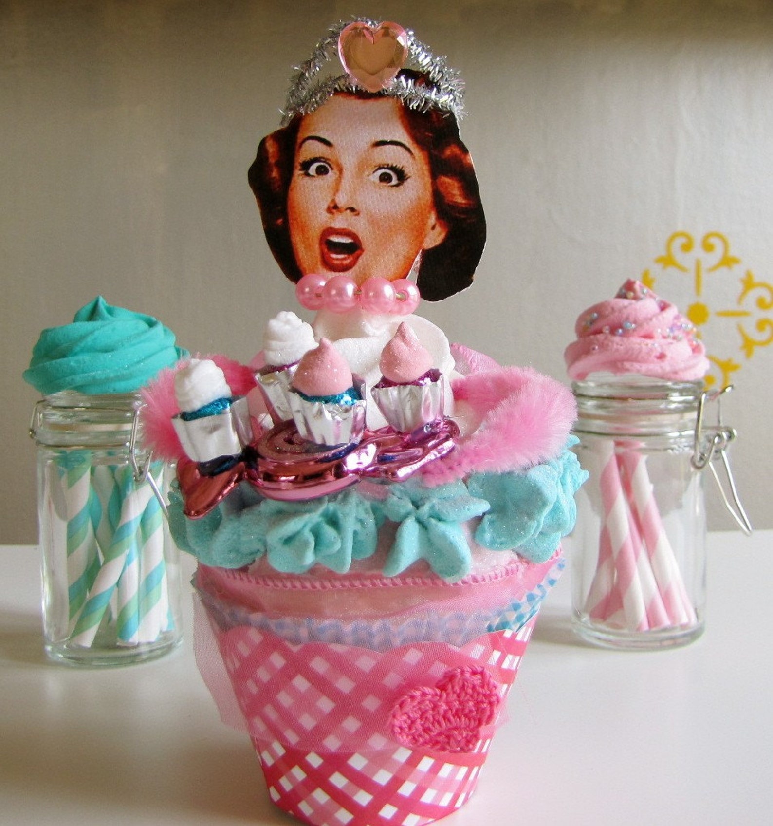 Fake Cupcake Retro Insp Cupcake Queen Collection Betsy Limited | Etsy