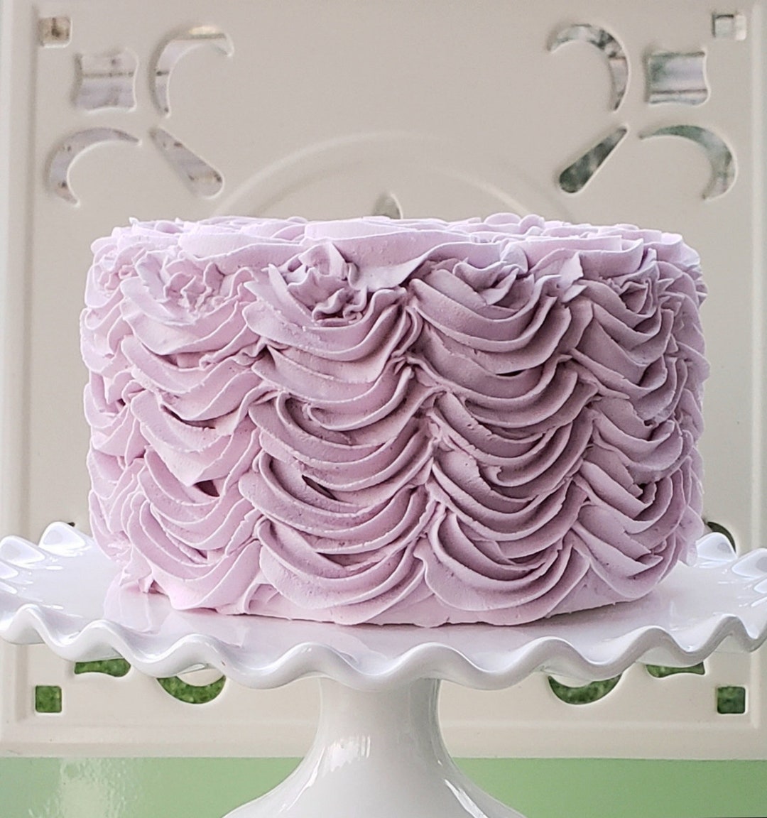 Fake Lilac Princess Cake. Photo Prop. Fake Cake for Display. Cake ...