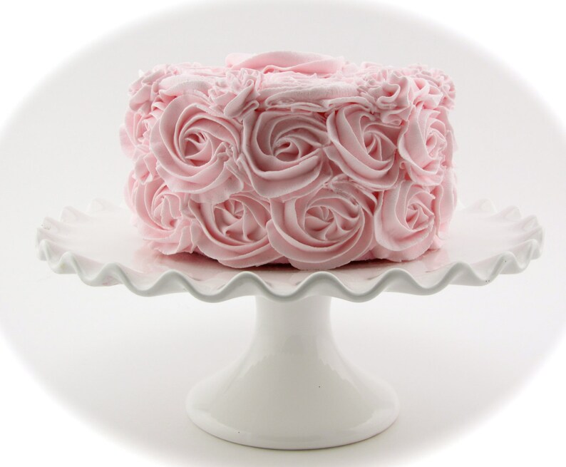 Rosette Fake Cake Pink Frosting Approx. 6.75w X 4h - Etsy