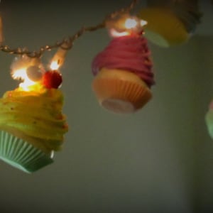 Fake Cupcake "marie Antoinette" String Lights 12 Legs Original Concept ...