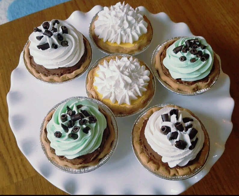 Fake Mini Pie. Your Choice Mini Pie. Retro Cookbook Pie - Etsy