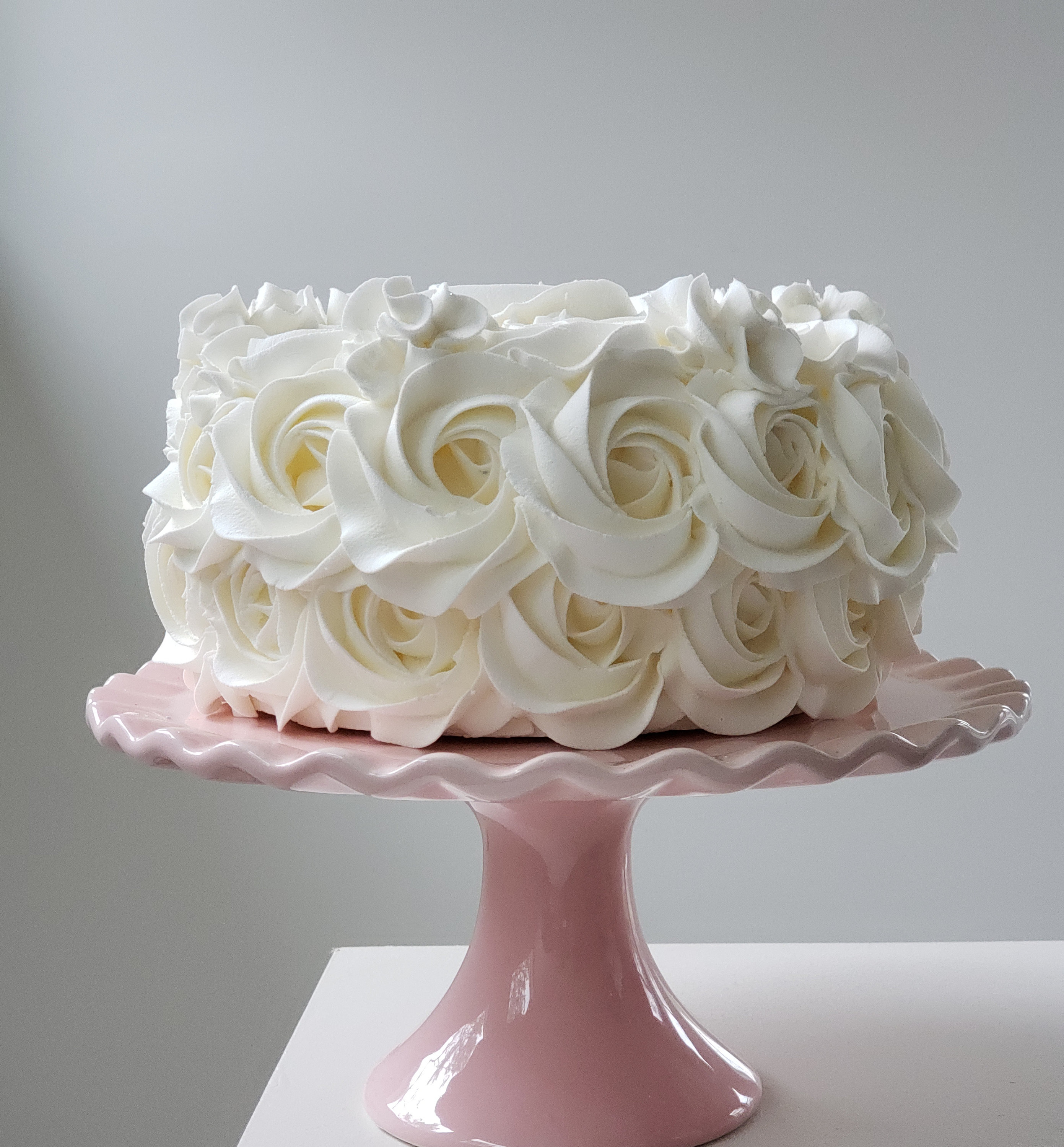 Rosette Fake Cake Ivory Frosting Approx. 6.75w X | Etsy