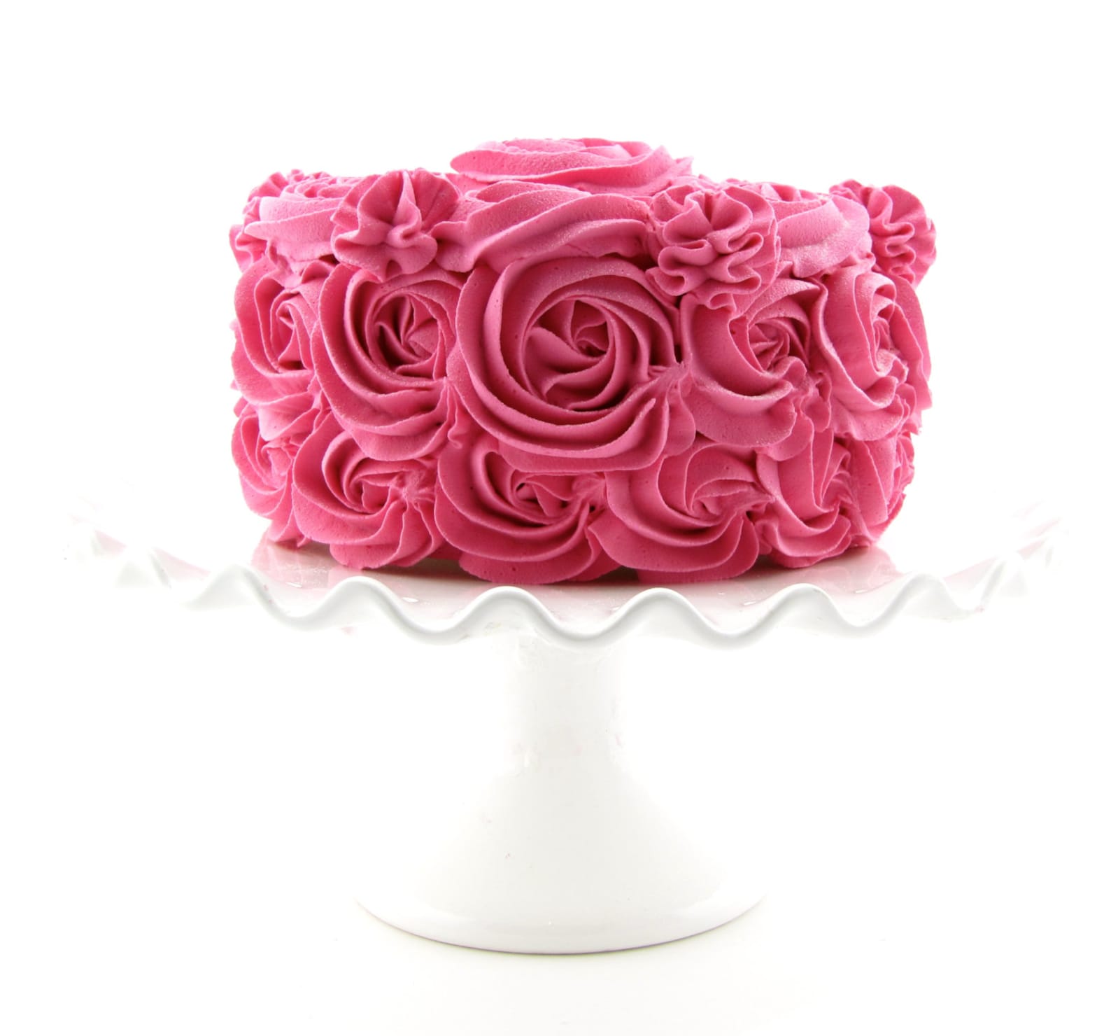 Rosette Fake Cake for Your Kitchen Decor Hot Pink Frosting - Etsy