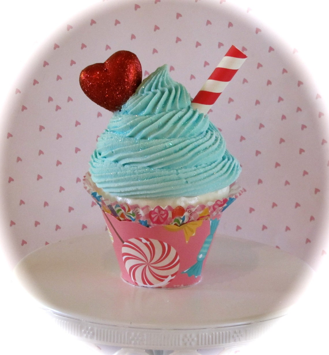 Candy Land Valentine Fake Cupcake Photo Prop Candyland - Etsy
