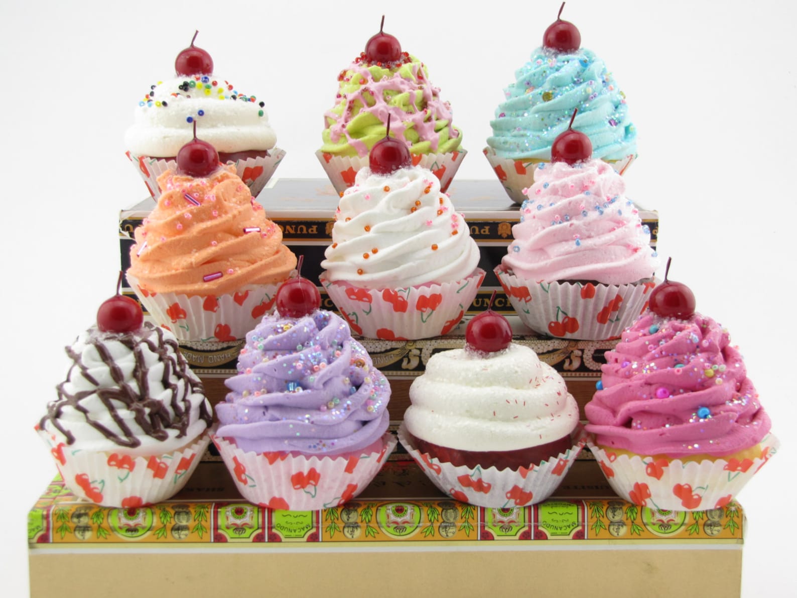 Fake Cupcakes cherry Collection Your Choice 4 - Etsy
