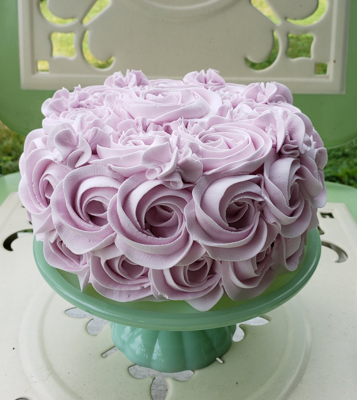 Fake Rosette Cake. Lilac Fake Cake. Photography Prop Party - Etsy