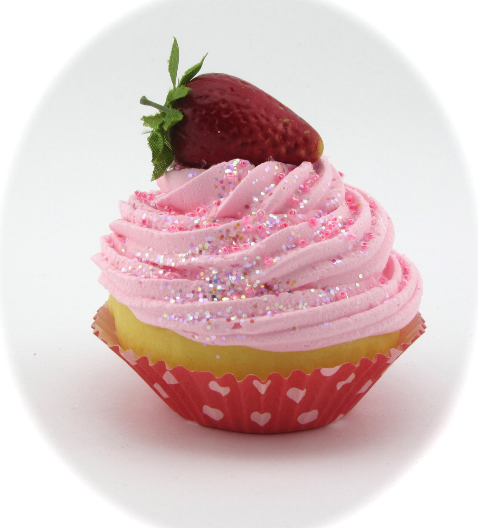 Strawberry Shortcake Fake Cupcake Photography Prop Home Decor Home ...