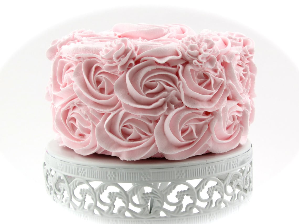 Rosette Fake Cake Pink Frosting Approx. 6.75w X 4h - Etsy