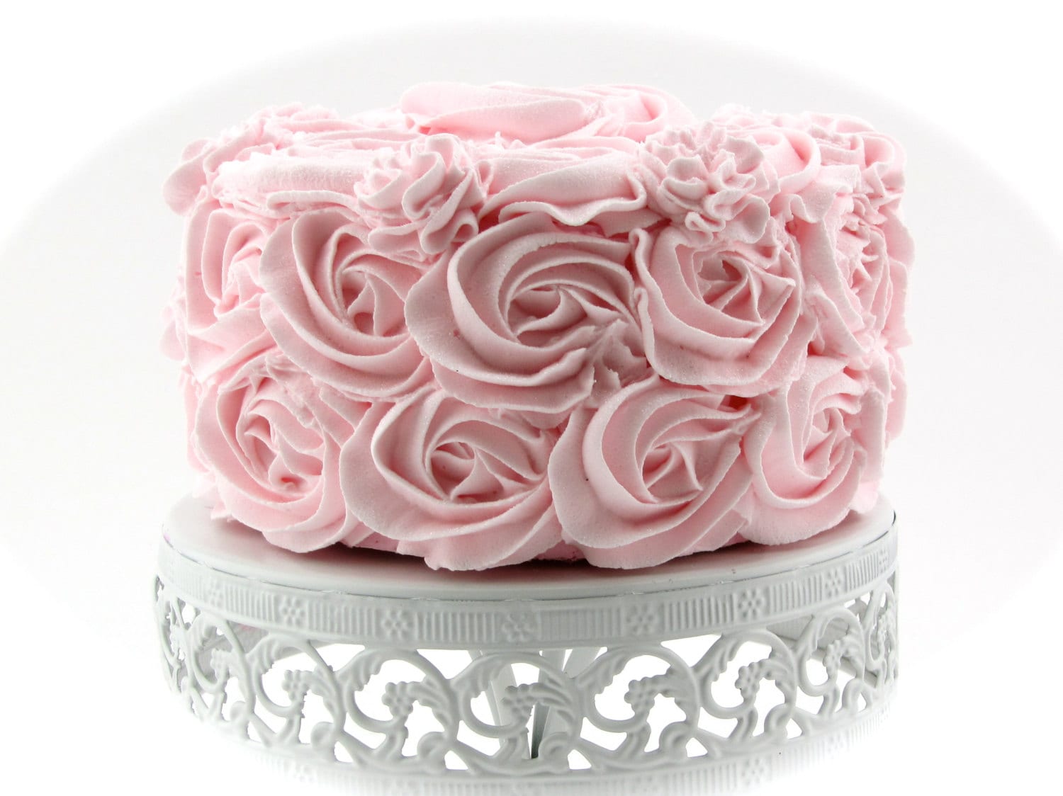 Rosette Fake Cake Pink Frosting Approx. 6.75w X 4h - Etsy