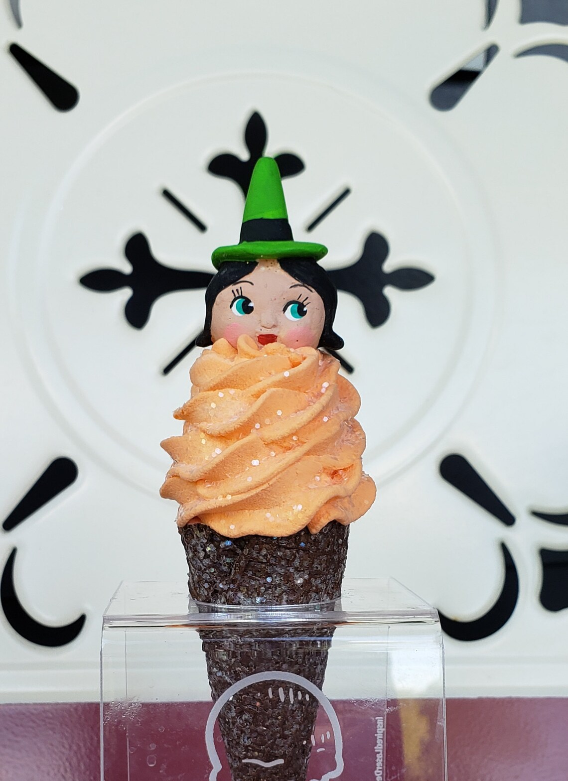 Halloween Witch Ice Cream Cone. Halloween Decor - Etsy
