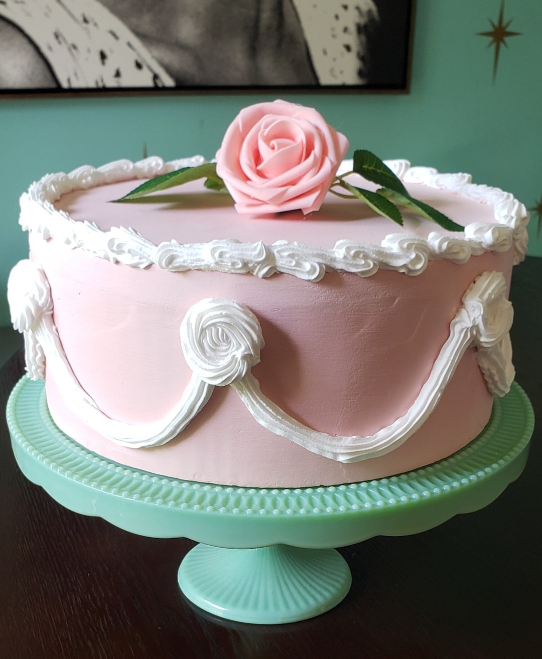 Vintage Fake Cake for Display. Large Fake Cake. Photo Props for Display ...