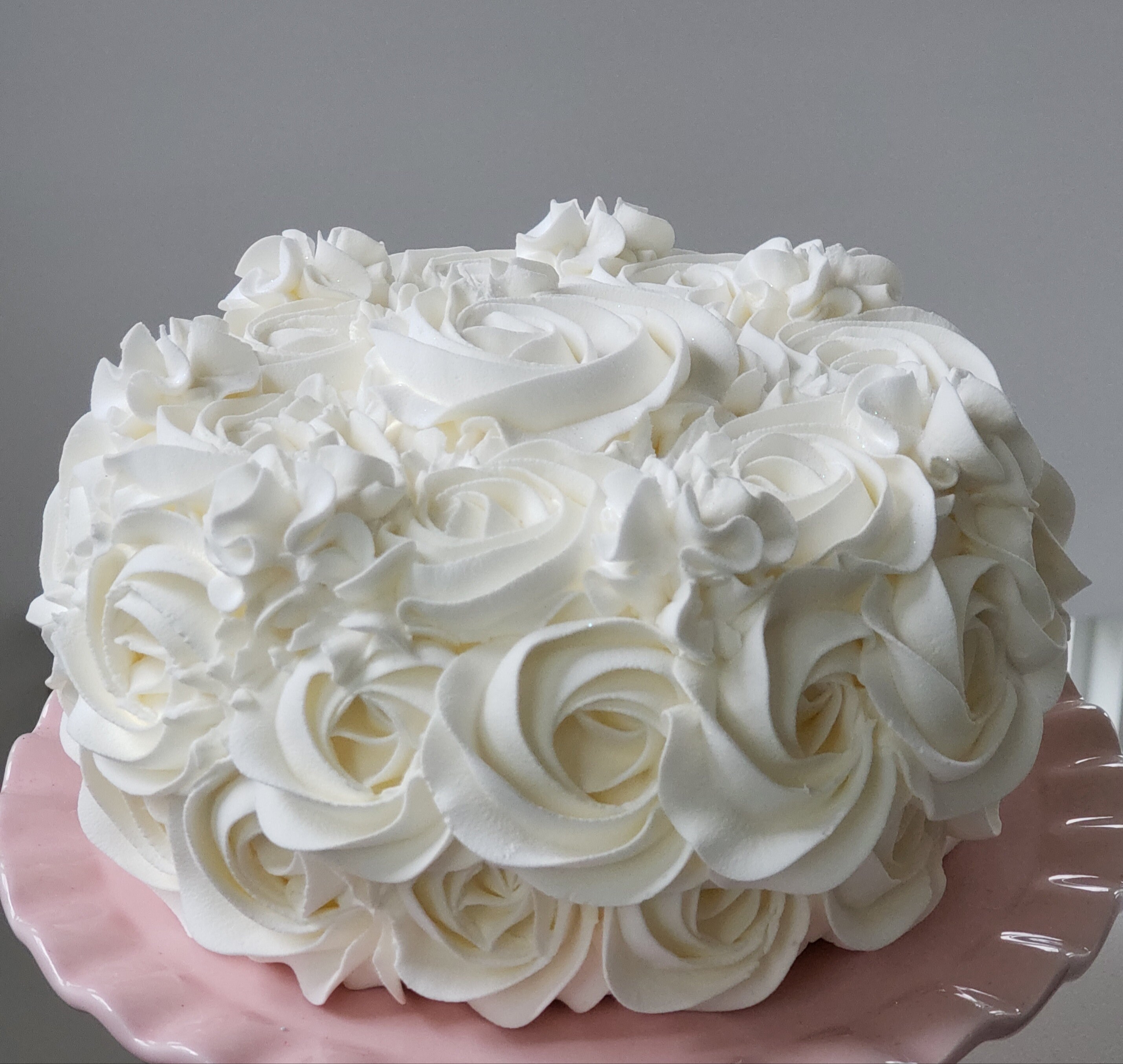 Rosette Fake Cake Ivory Frosting Approx. 6.75w X | Etsy