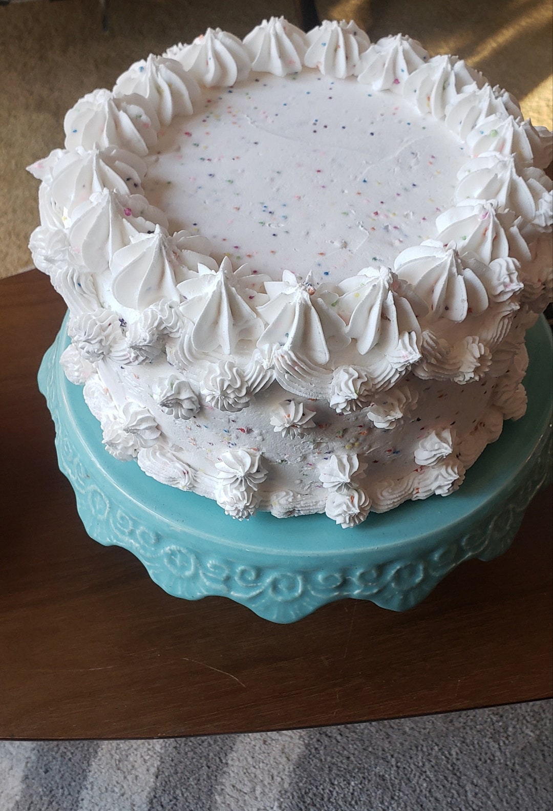 Confetti Fake Cake, Happy Birthday Fake Cake With Sprinkles, Cake Photo ...