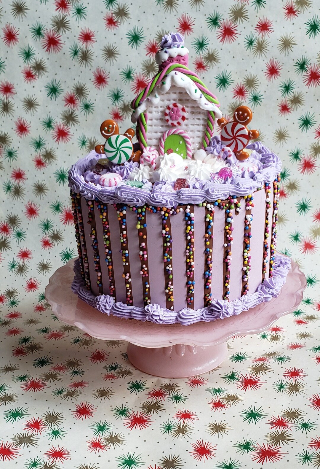 Gingerbread House Fake Cake. Surprise Gingerbread House. Sugar Plum ...
