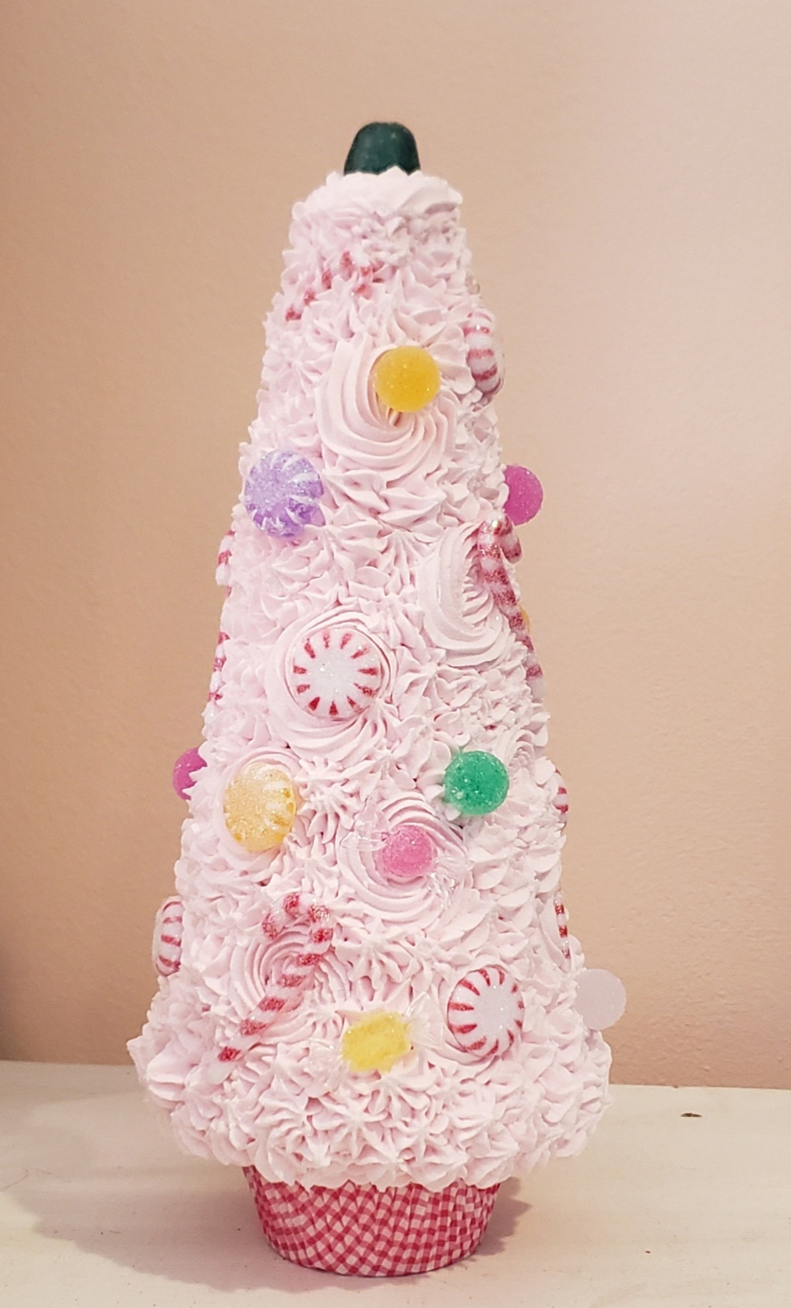 Candyland Frosting Tree Swirly Pink or Mint Green With Fake - Etsy