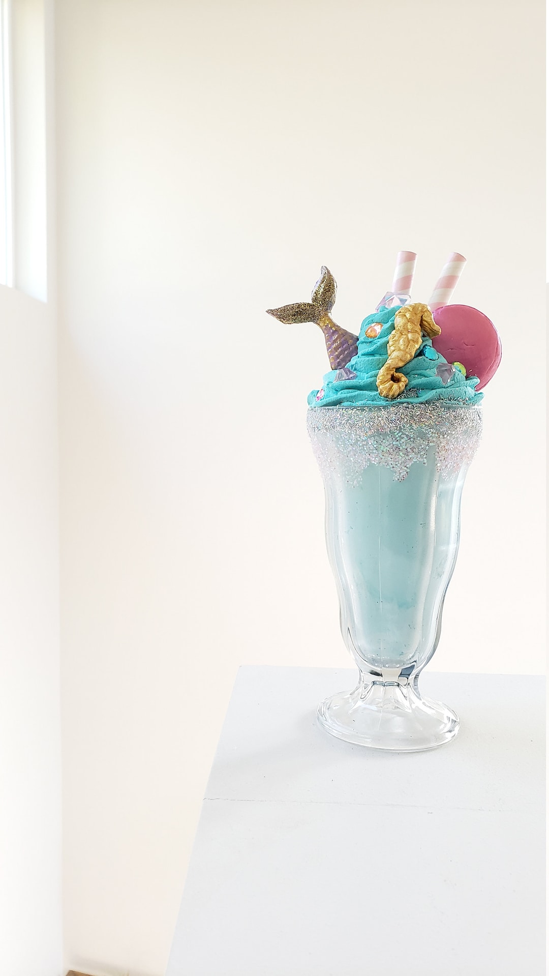 Mermaid Milkshake Mermaid and Seahorse Birthday Party Decor. Birthday ...