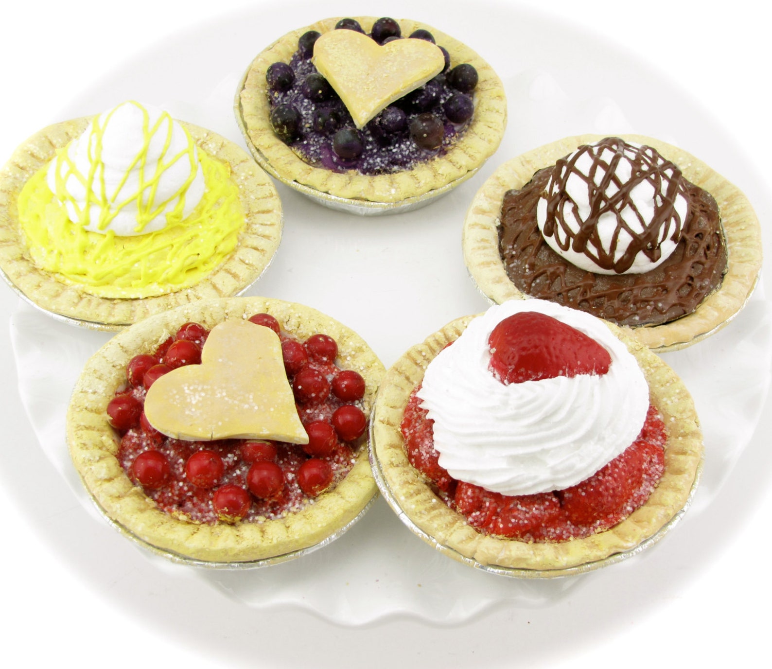 Fake Chocolate Pie. 1 Mini Pie. Retro Cookbook Pie Collection. - Etsy