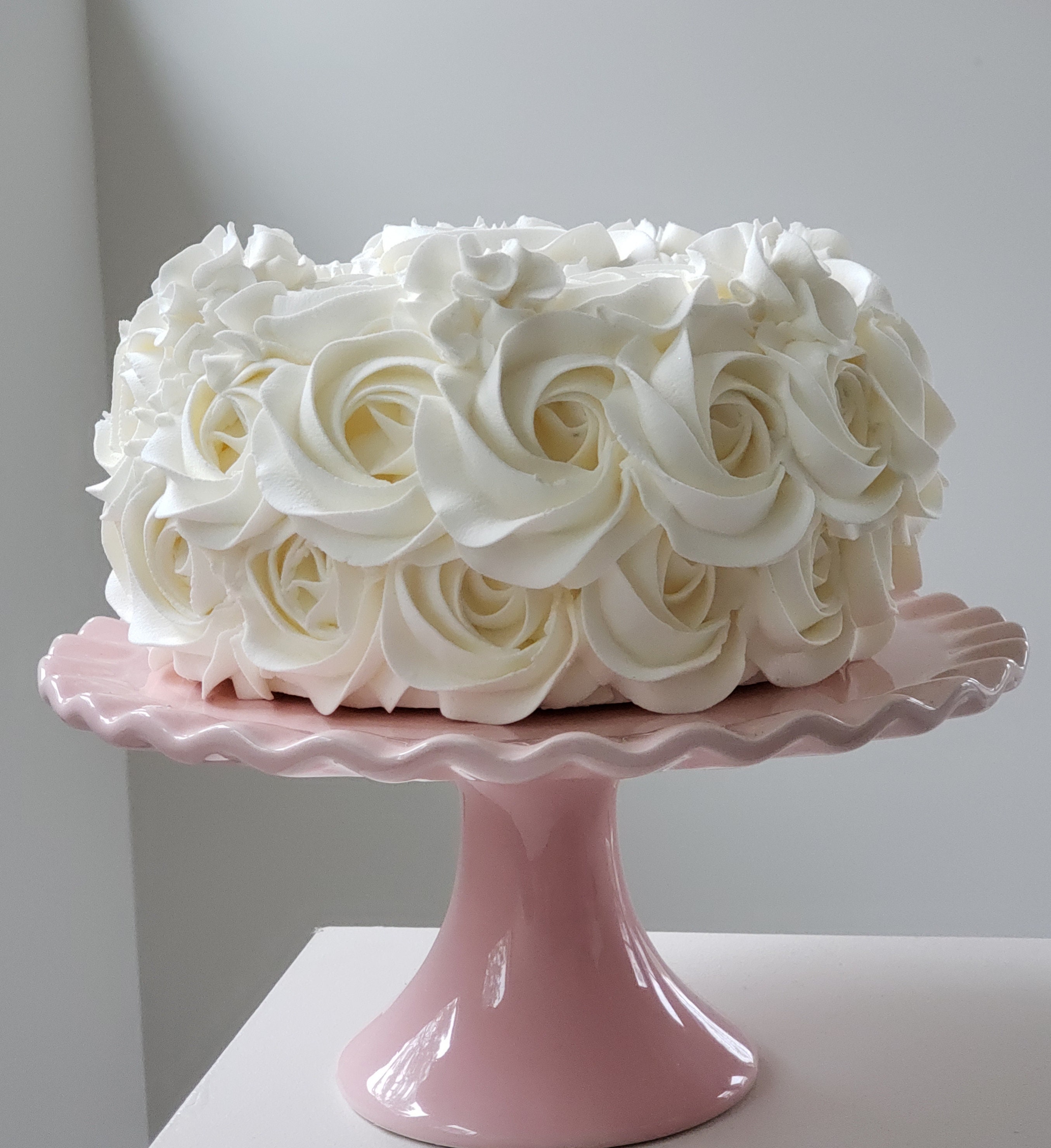 Rosette Fake Cake Ivory Frosting Approx. 6.75w X | Etsy