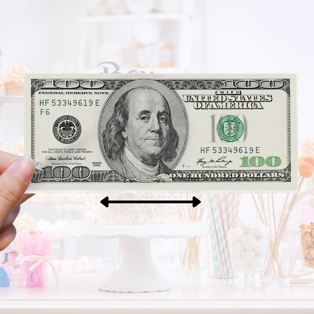 8pcs | Edible Money | Edible Icing Sheet | Cake Topper - Etsy