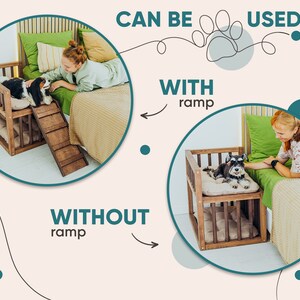 Gifts for Pets -elevated Dog Bed Furniture, Raised Dog Bed, Dog Ramp ...