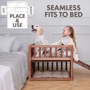 Gifts for Pets - Dog Window Perch - Elevated Dog Bed Furniture - Raised ...