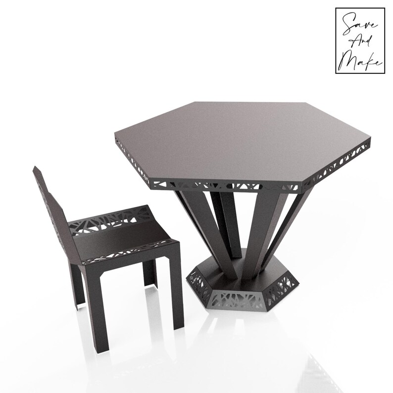 Metal Table Files - "aeris" - DXF / Svg / .step / Manufacturing Plan ...