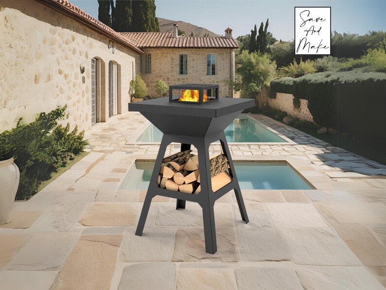 Fire Pit Files - "ignis" - DXF / Svg / .step / Manufacturing Plan / OBJ ...