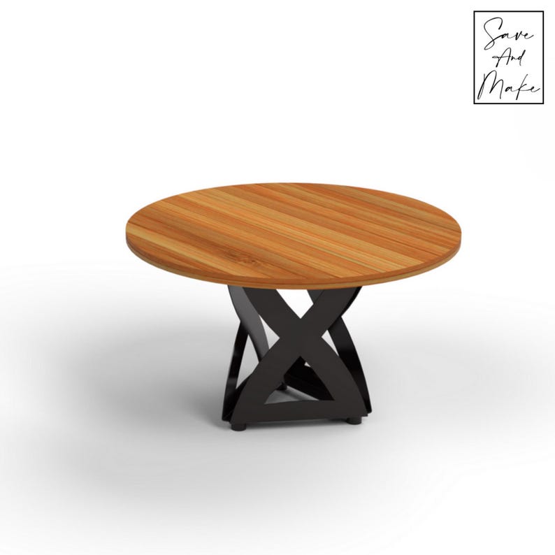 Table Leg Files - "hourglass" - DXF / Svg / .step / Manufacturing Plan ...