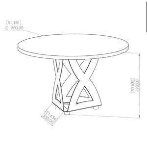 Table Leg Files hourglass DXF / Svg / Step / Manufacturing Plan ...