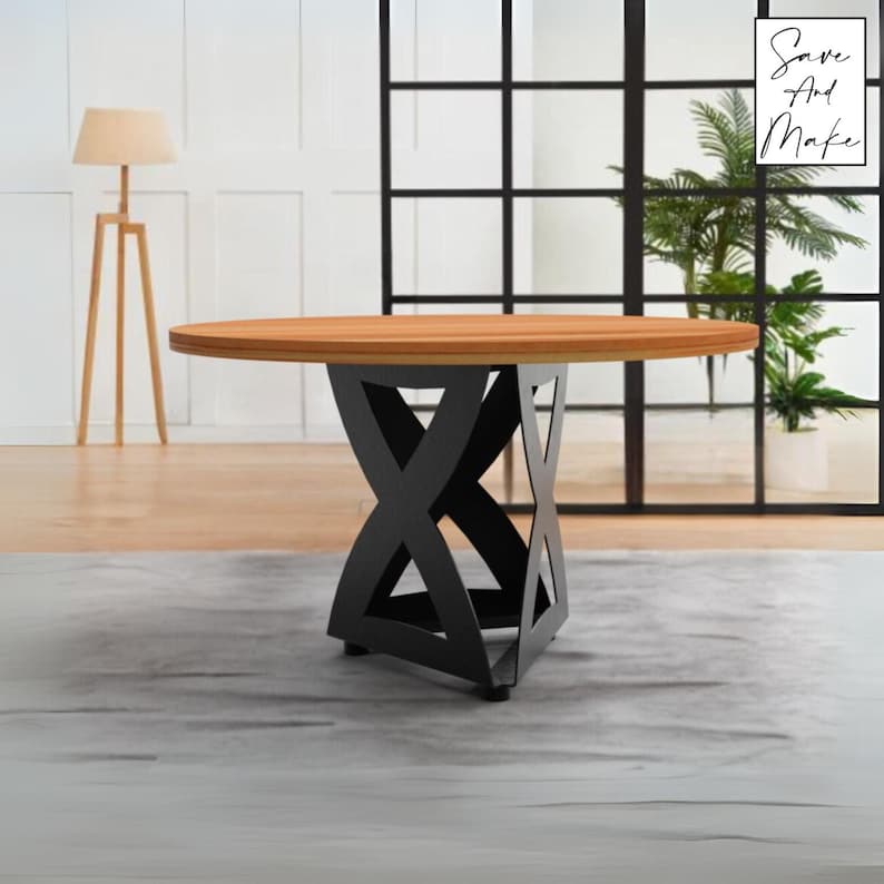 Table Leg Files - "hourglass" - DXF / Svg / .step / Manufacturing Plan ...