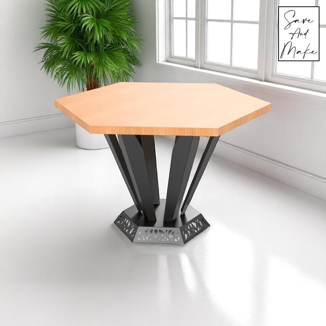 Metal Table Leg Files - "aeris" - DXF, Svg, .step, Manufacturing Plan ...