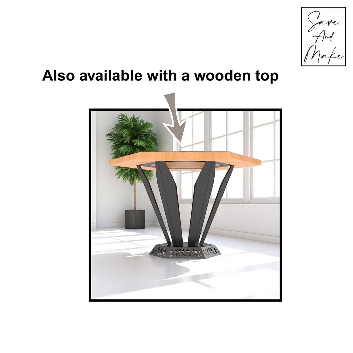 Metal Table Files - "aeris" - DXF, Svg, .step, Manufacturing Plan, Obj ...