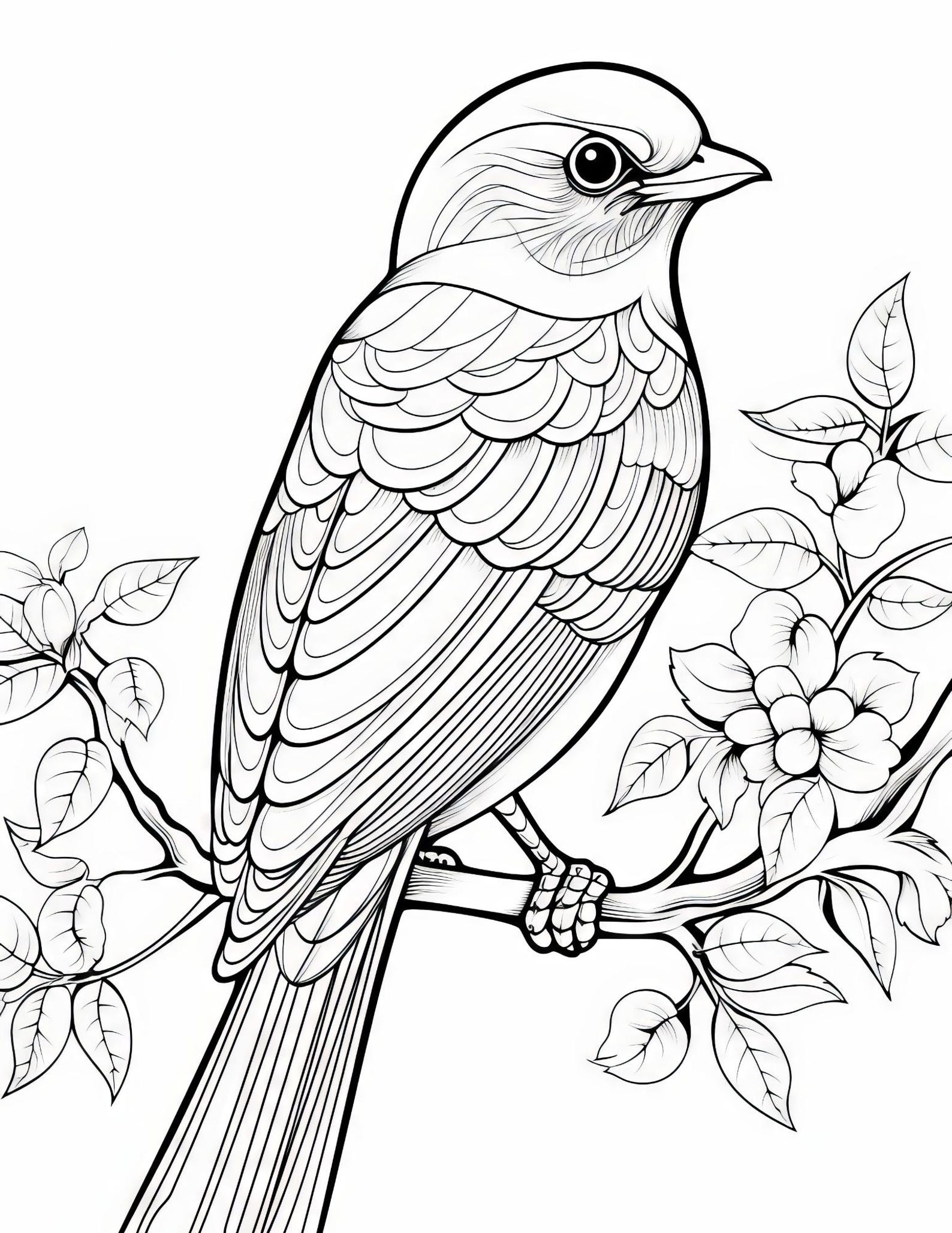 Mindfulness Birds Coloring Book Printable Relaxation Coloring Pages - Etsy