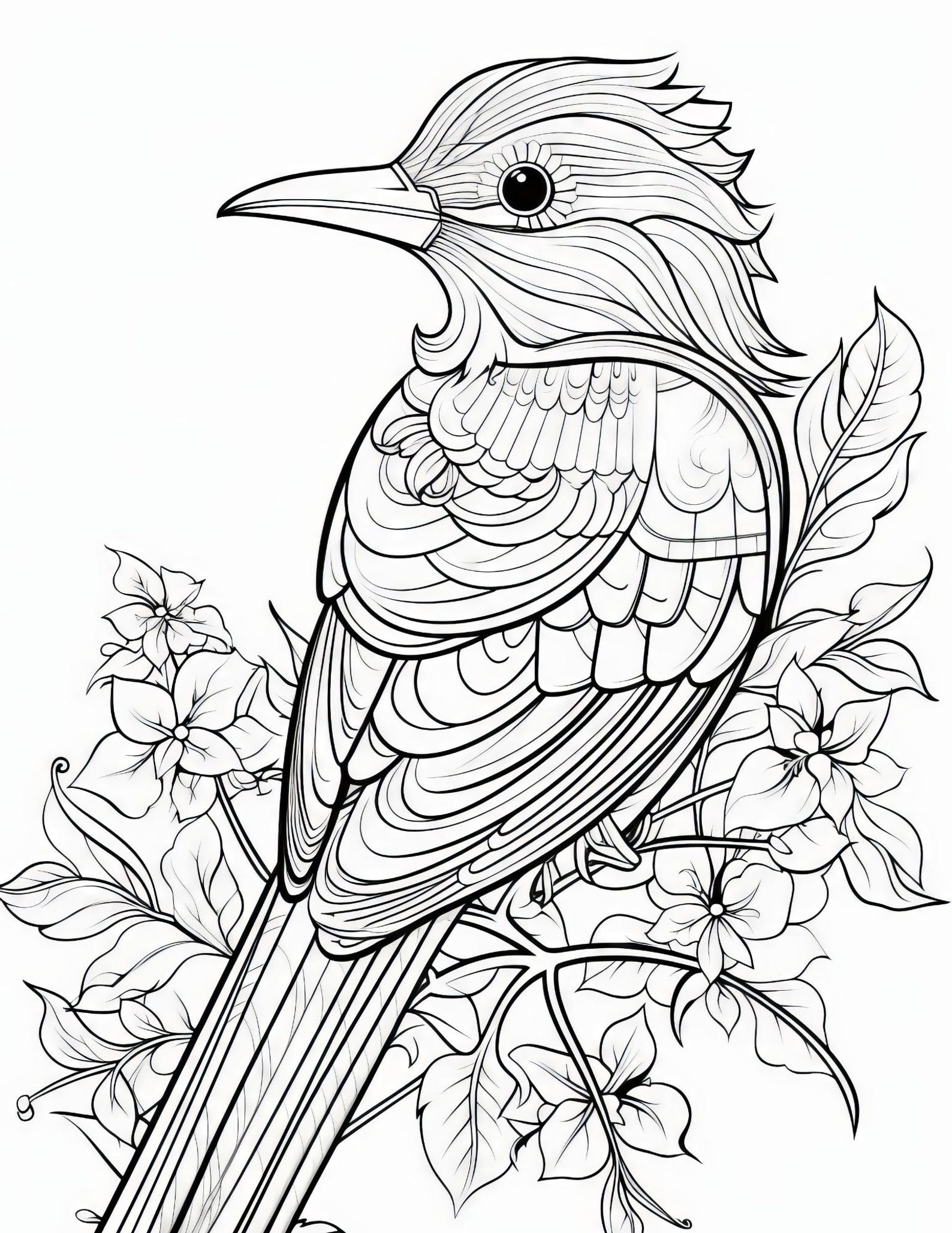 Mindfulness Birds Coloring Book Printable Relaxation Coloring Pages - Etsy