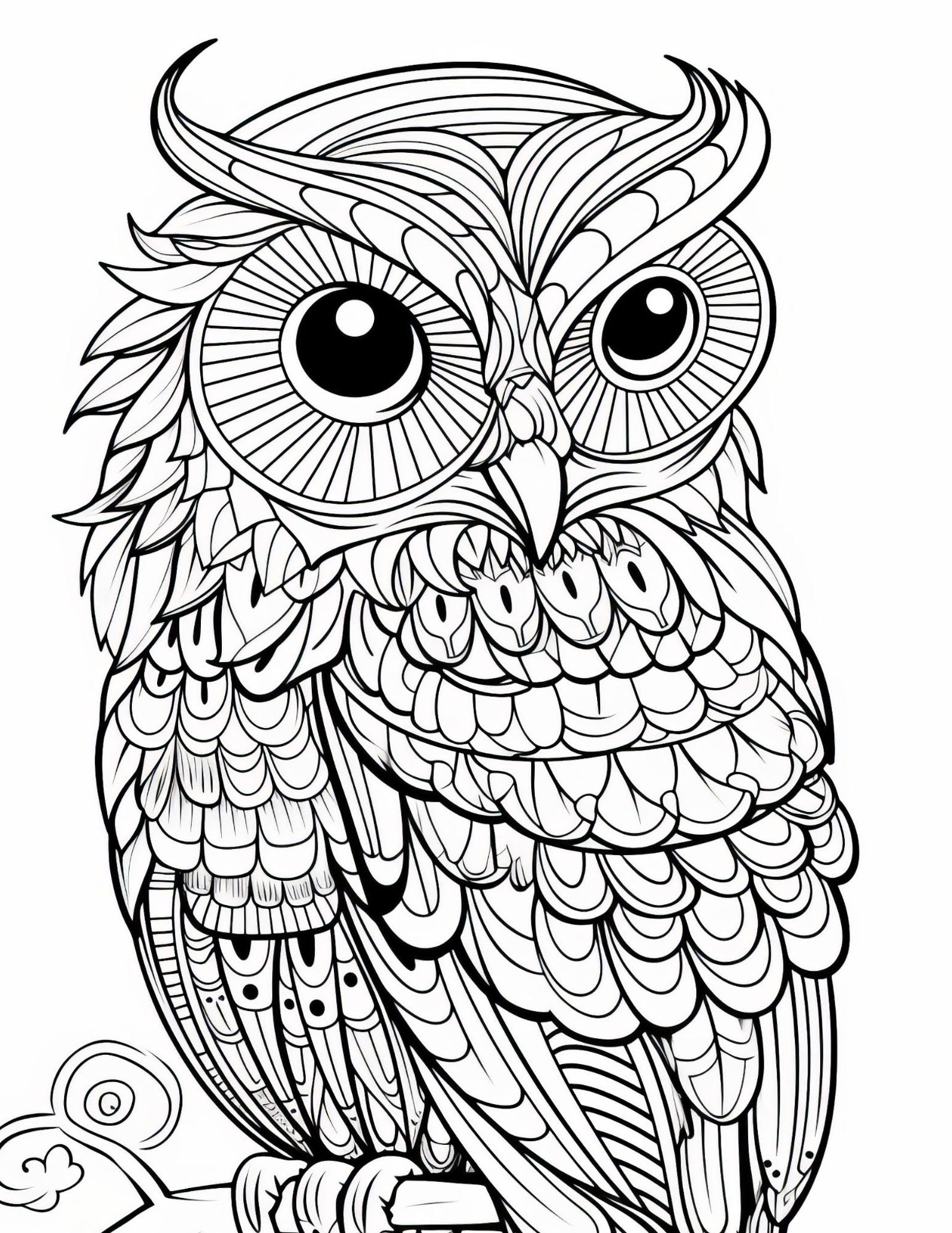 Mindfulness Birds Coloring Book Printable Relaxation Coloring Pages - Etsy