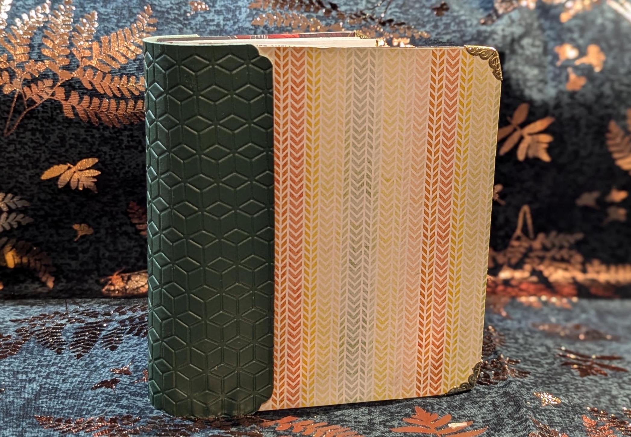 Glue Book, Small With Accordion, or Concertina, Binding and Faux ...