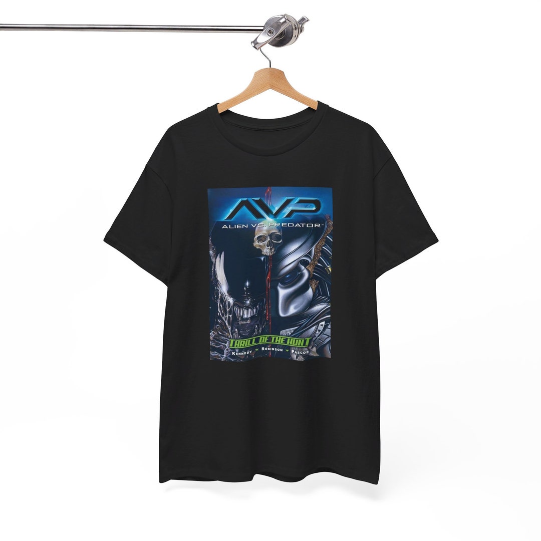 Unisex, Alien Vs Predator Shirt Sci-fi Movie Crossover Tshirt, Alien Vs ...